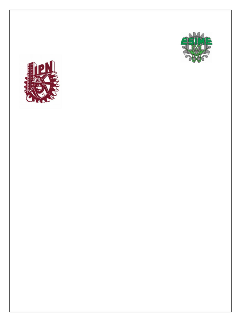 Portada IPN ESIME Ticoman Formato Ingenieria | PDF