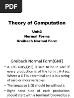 Greibach Normal Form Explained | PDF | Linguistics | Language Mechanics