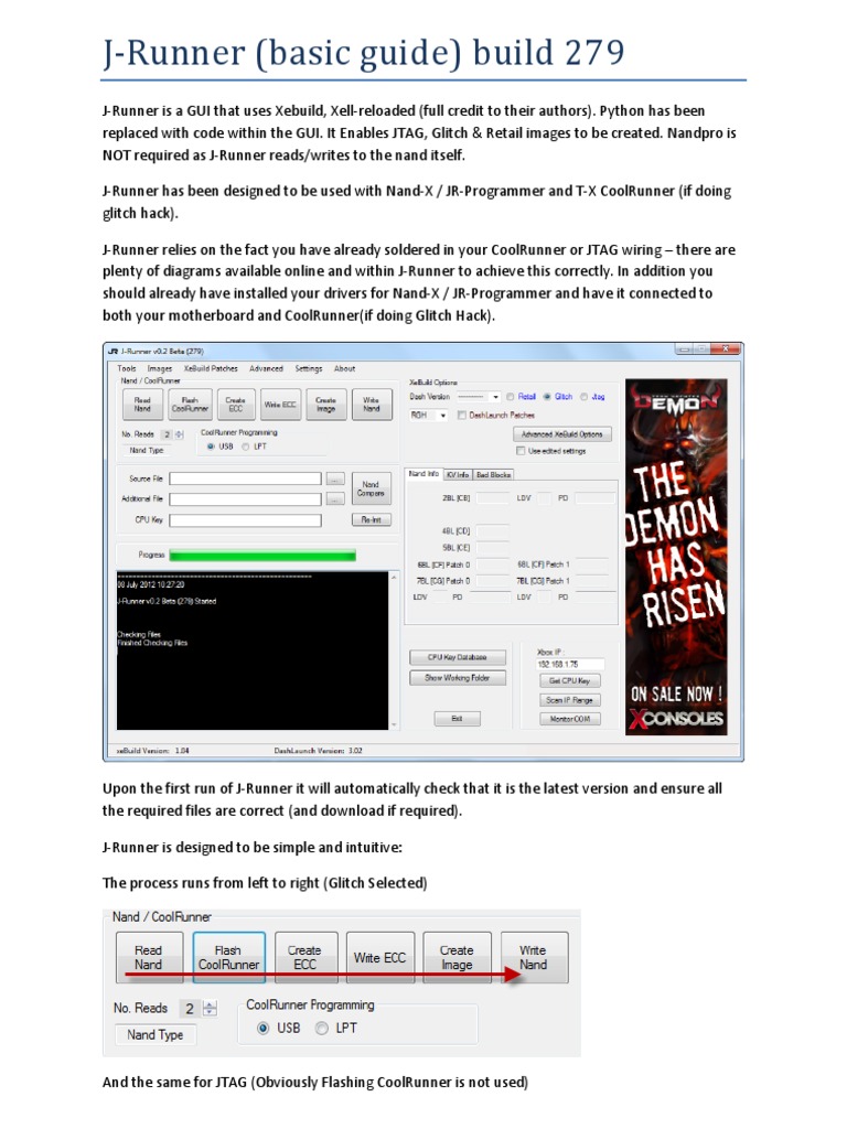 J Runner UserGuide | PDF | Flash Memory | Booting