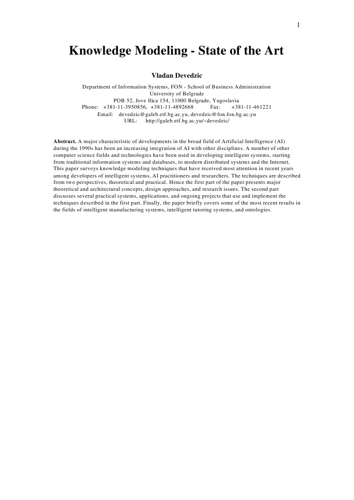 Knowledge Modeling Pdf Ontology Information Science Databases