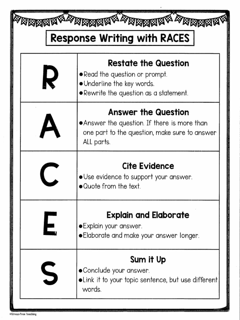 RACES With Cheat Sheet | PDF
