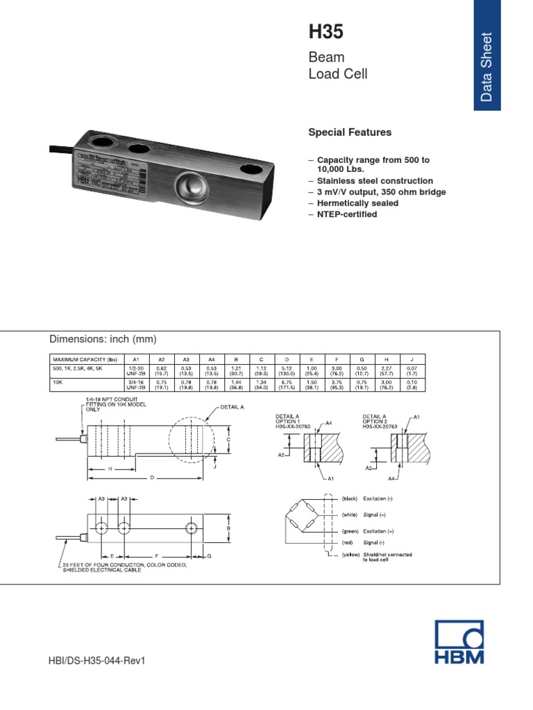 h35 Datasheet | PDF