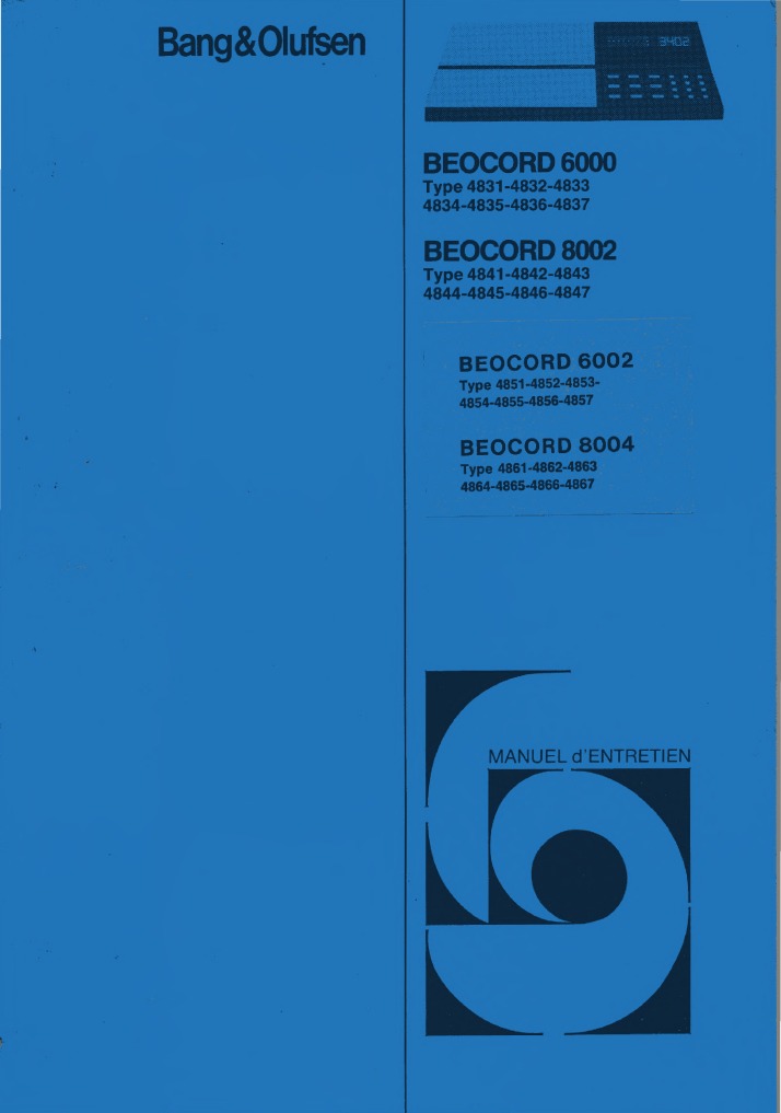 Beocord 6002 & 8004 Service Manual | PDF | Science & Mathematics ...