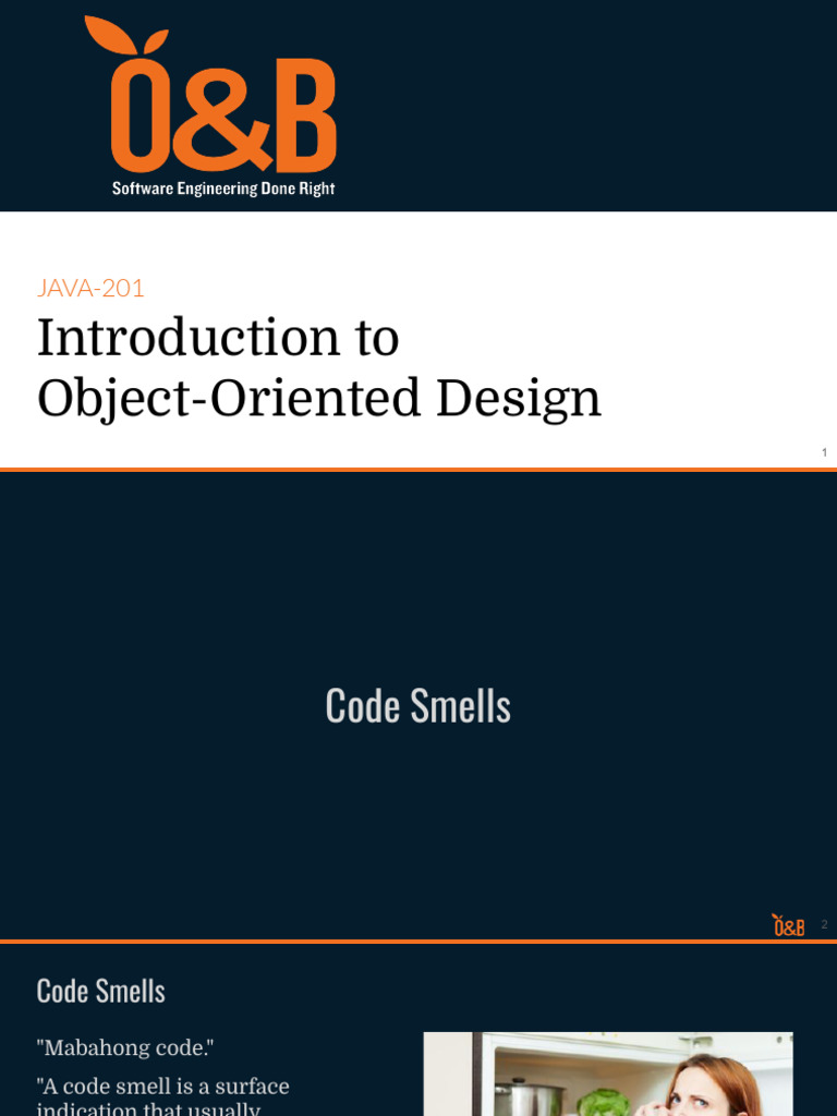 2 - Introduction To Object-Oriented Design | PDF | Method (Computer ...