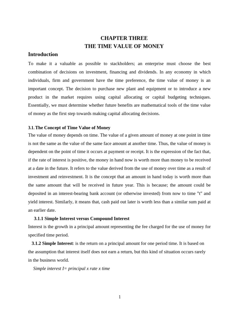 ch3 FM | PDF | Interest | Present Value