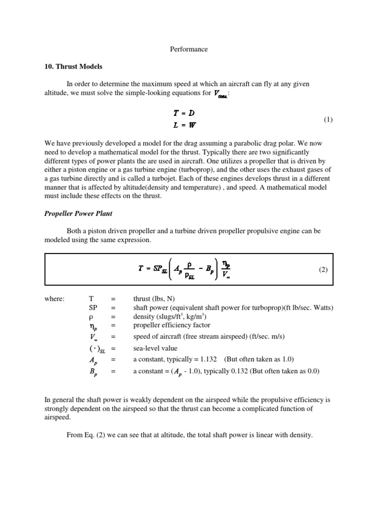 Static Thrust For Propeller | PDF | Thrust | Throttle