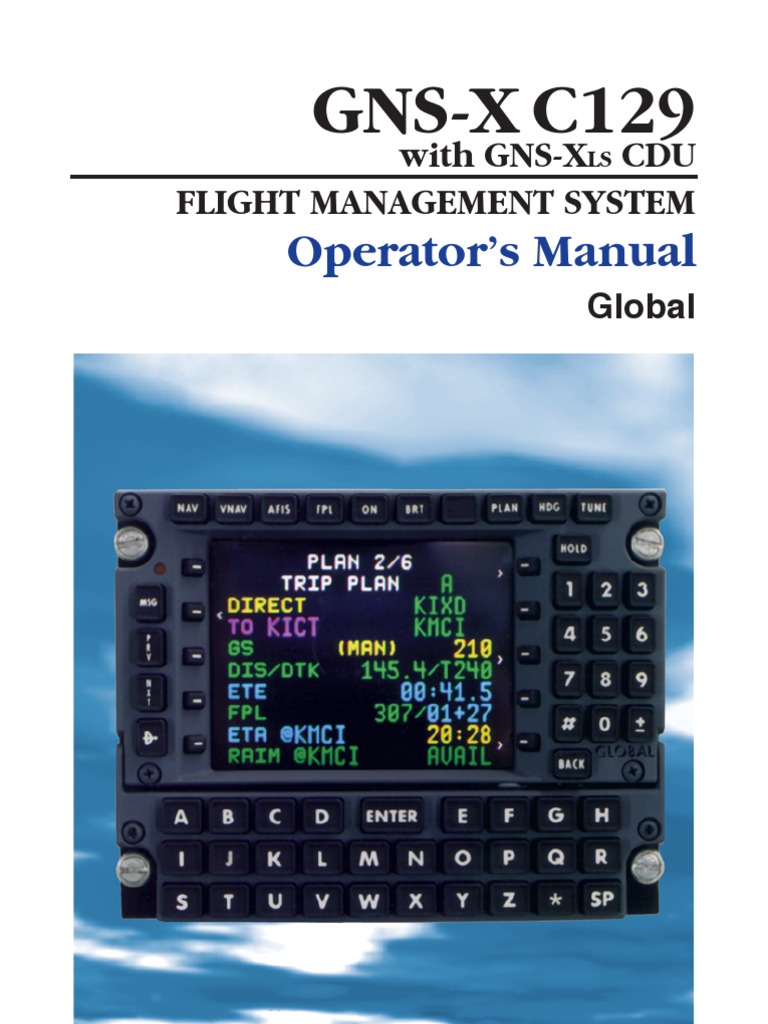 FMS GNS-X CDU | Aviation | Aerospace Engineering