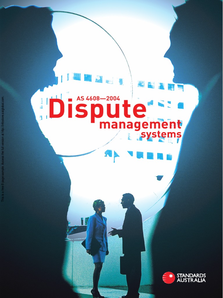 As 4608-2004 Dispute Management Systems | PDF | Risk Management ...