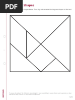 Tangram Animal Shapes and Puzzles | PDF | Organisms | Nature