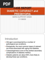 Optha Case Sheet Proforma | PDF | Cataract | Human Eye