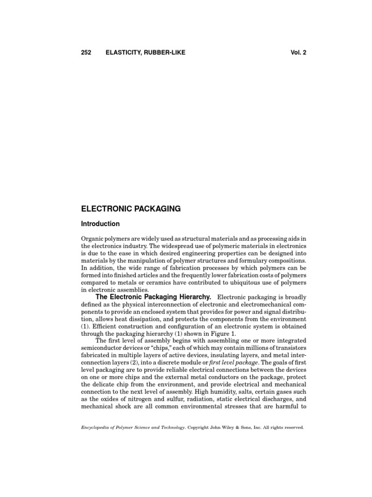 Electronic Packaging | PDF | Semiconductor Device Fabrication ...