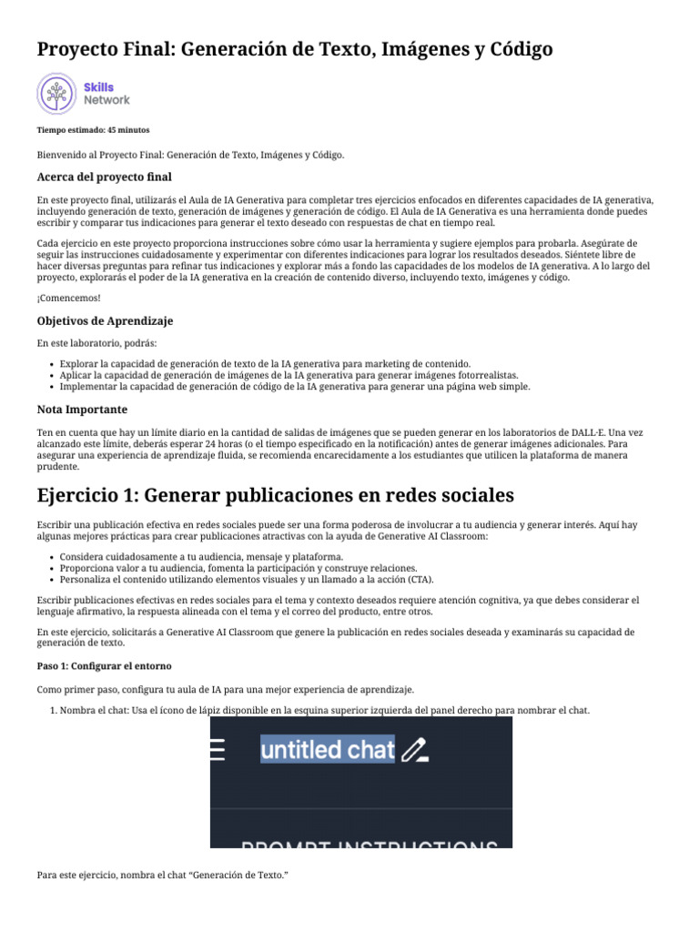 Generación de Texto, Imágenes y Código | PDF | Script Java ...