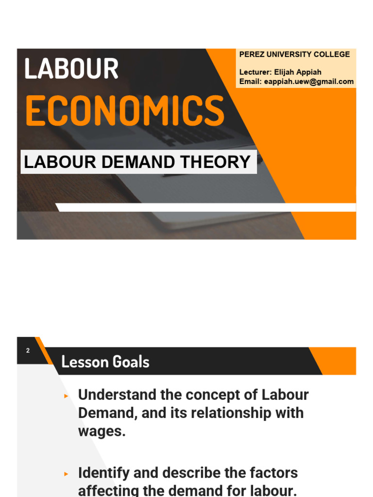 Labour Demand Theory | PDF | Labour Economics | Demand
