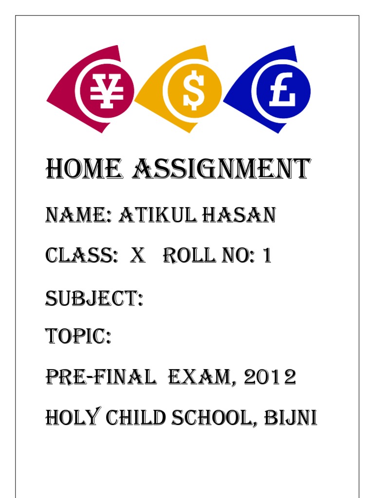 Home Assignment | PDF