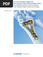 EVOS Wrist Surgical Technique Smith and Nephew | PDF | Drill | Screw