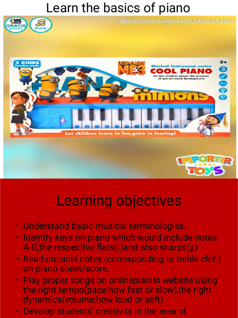 Learn The Basics of Piano | PDF