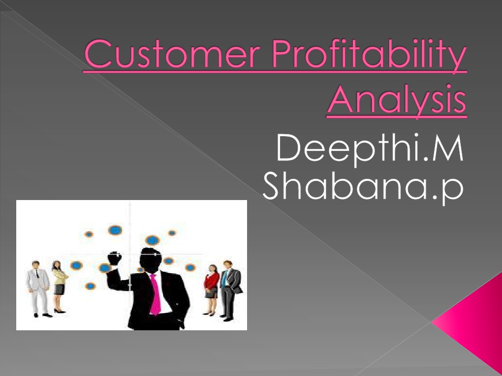 Customer Profitability Analysis | PDF | Profit (Accounting) | Market ...