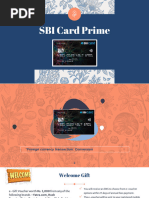 SBI Prime Pro Card Benefits Overview | PDF | Credit Card | Loyalty Program