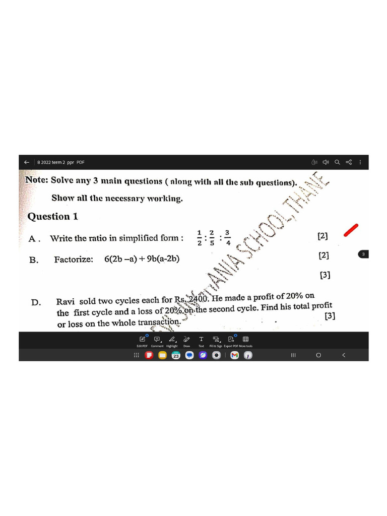 Maths Grade 8 | PDF
