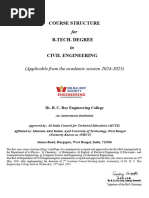 Civil Engineering Degree Flowchart | PDF