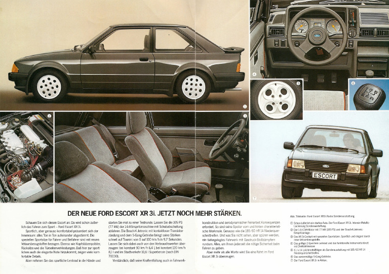 Ford Escort XR3i 1982 GER 2 | PDF