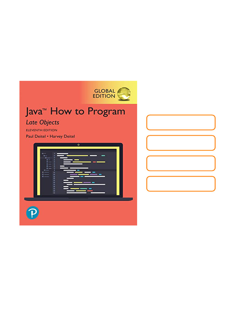 Java How To Program, Late Objects Global Edition 11th Edition Premium ...
