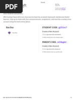 ClassDojo Student Login Guide | PDF | Login | Qr Code