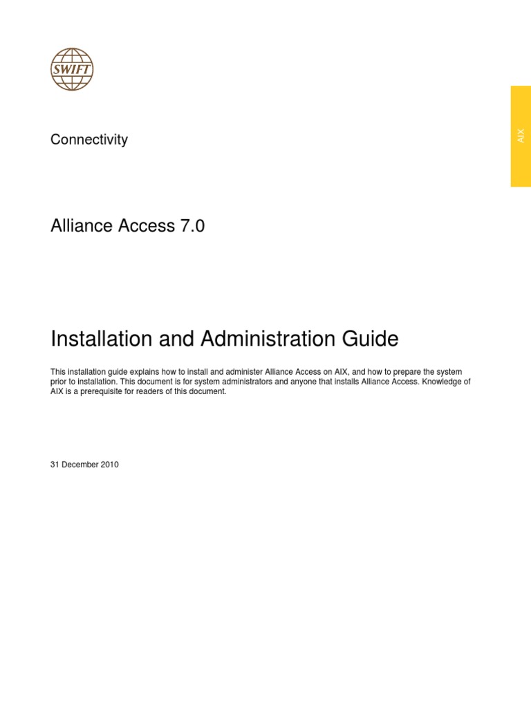 7 0 Saa Aix Inst Guide | PDF | Installation (Computer Programs) | File ...