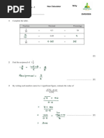 Spicy Math Questions and Solutions | PDF | Triangle | Area