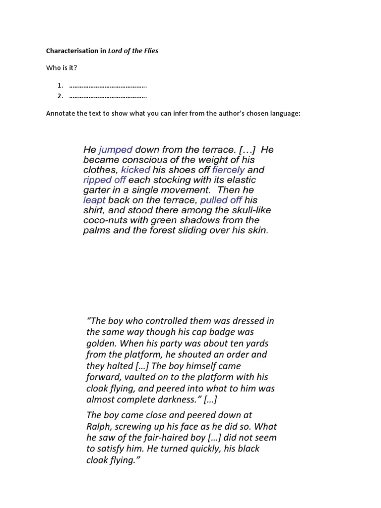 Analyzing Characters in Literature | PDF | History | General Fiction