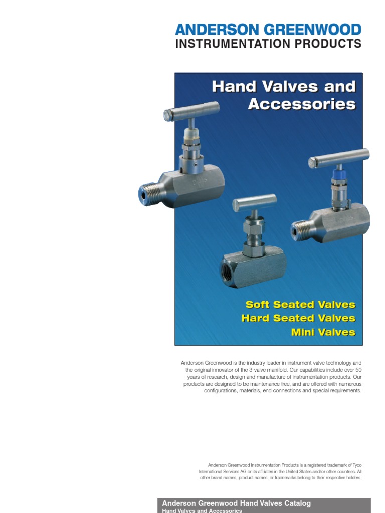 AGIMC-0343-US Valvulas Aguja y Manifold Agco | PDF | Valve | Pipe ...