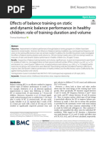 Balance Test - Standing Stork Test (Blind) | PDF | Validity (Statistics ...