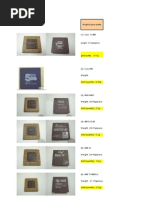Gold Content List in CPU Chips | PDF | Integrated Circuit | Central ...