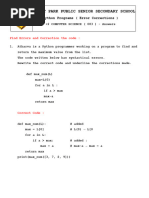 Python CSIP Worksheet for Class XII | PDF | Python (Programming ...