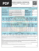 Howrah Municipal Corporation Property Tax Bill | PDF | Property Tax ...