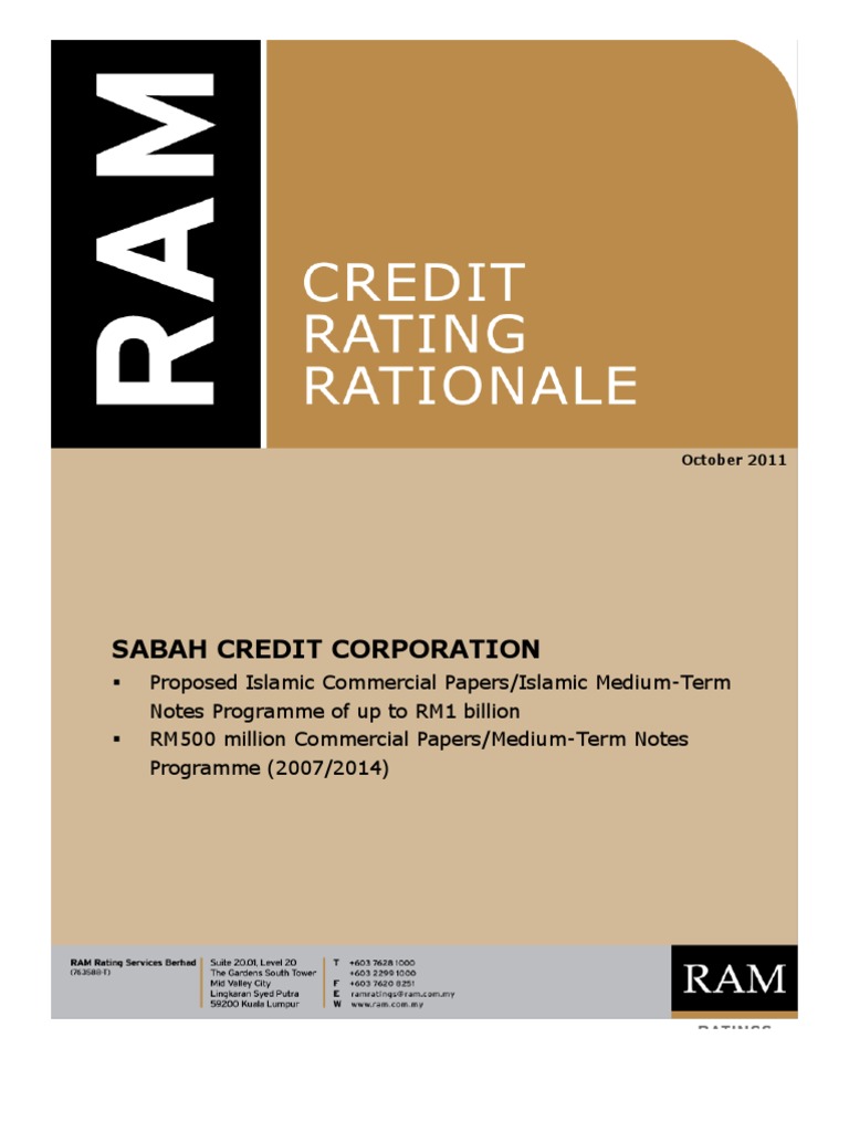 Sabah Credit Corporation | PDF | Loans | Financial Capital