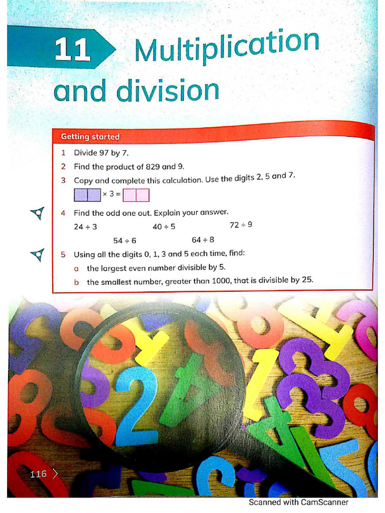 Unit 11 Multiply Division | PDF