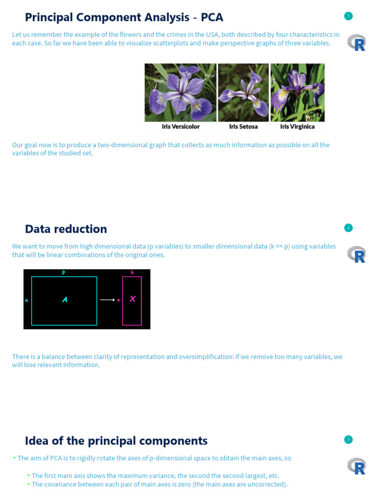 1 Principal Component Analysis - PCA | PDF | Principal Component ...