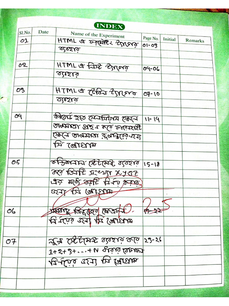 Ict Practical (1-7) | PDF