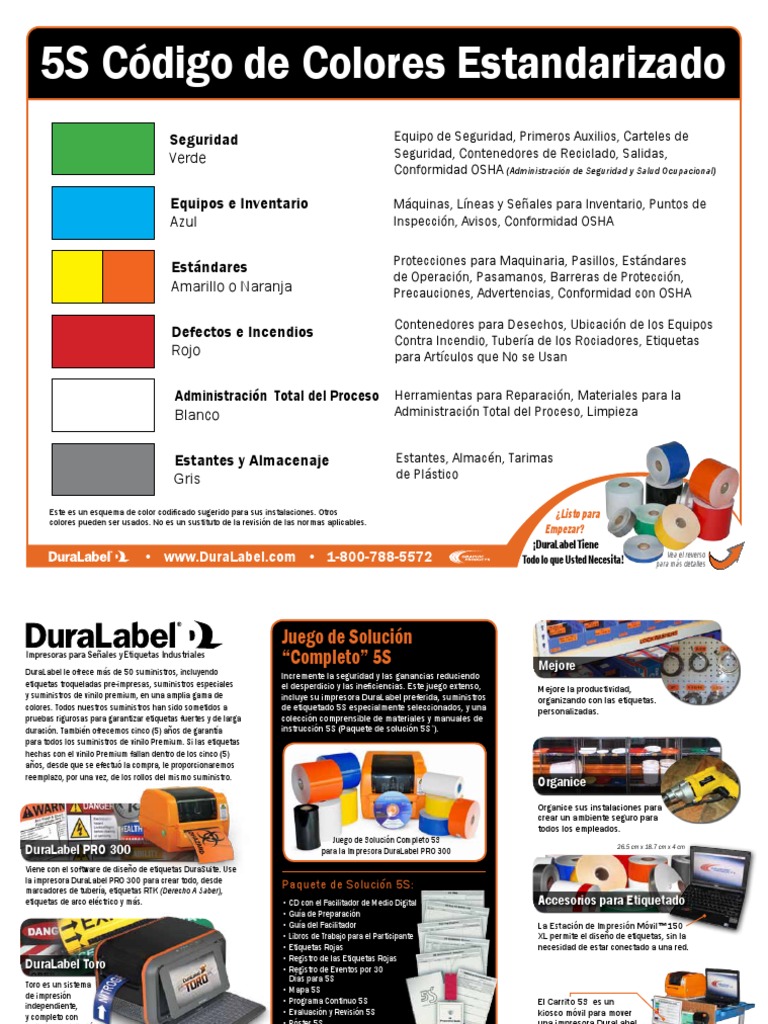5S Color Guide | PDF | Gramophone Record | Impresora (Computación)