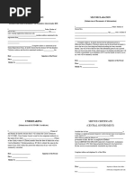 RTE Self-Declaration for Kendriya Vidyalaya | PDF | Affidavit