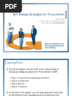 SAP PR Release Strategy Guide | PDF