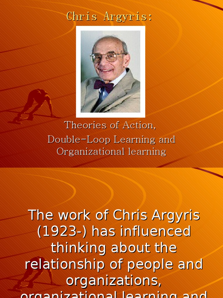 Chris Argyris - Workshop | PDF | Theory | Knowledge