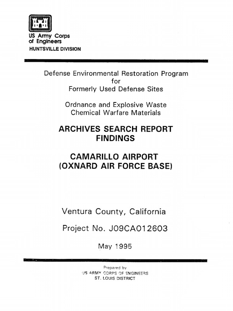 Oxnard Air Force Base | PDF | Superfund | Rain