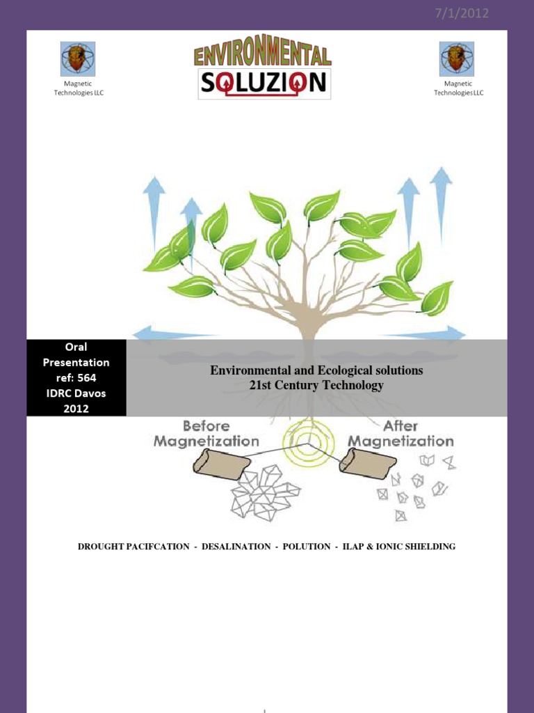 21st Century Environmental Technology | PDF | Water Resources | Magnesium