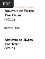 CPWD Delhi Analysis of Rates 2023 Vol. I | PDF | Concrete | Civil ...