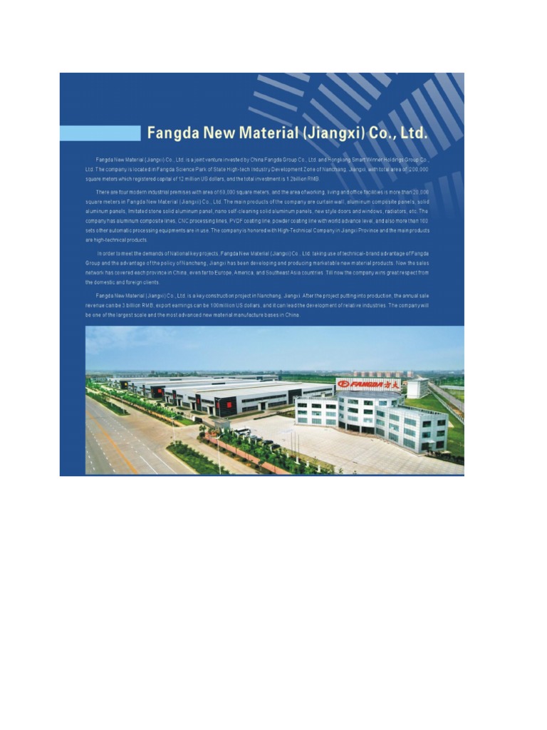Architectural Alu. Facade Made in China Fangda | PDF