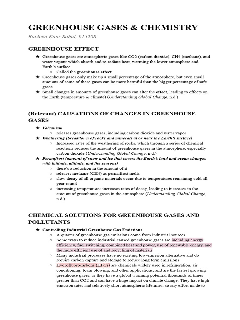 SNC Culminating Climate Action Plan | PDF | Greenhouse Gas | Greenhouse ...
