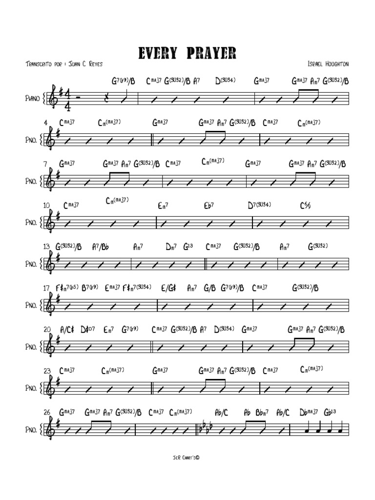 Every Prayer (Charts) | PDF