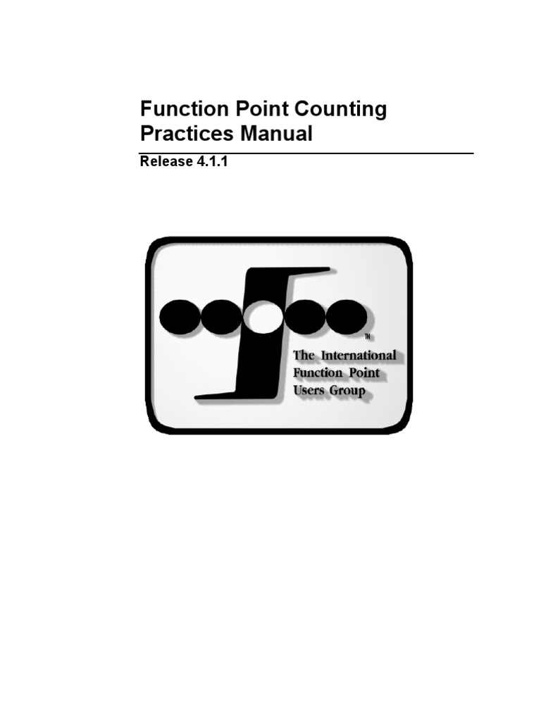 Ifpug Function Point Counting Practices Manual 4 1 1 Pdf Subroutine Scope Computer Science